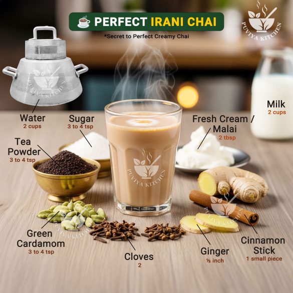 4 Steps To Make Authentic Irani Chai Like A Pro